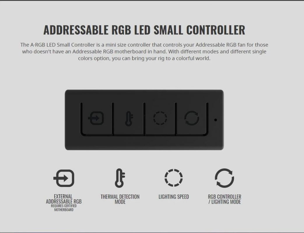 COOLERMASTER A-RGB LED Small Controller - Gia Long Digital