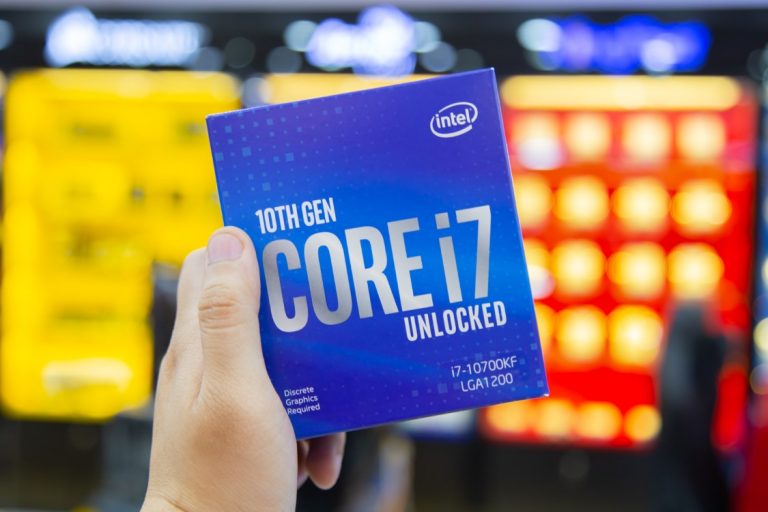 CPU Intel Core i7-10700KF (3.8GHz turbo up to 5.1Ghz, 8 nhân 16 luồng ...